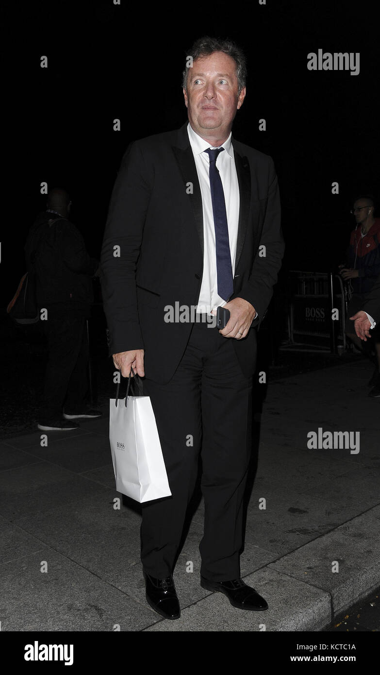 The GQ Awards 2017 - Departures Featuring: Pierce Morgan Where: London ...