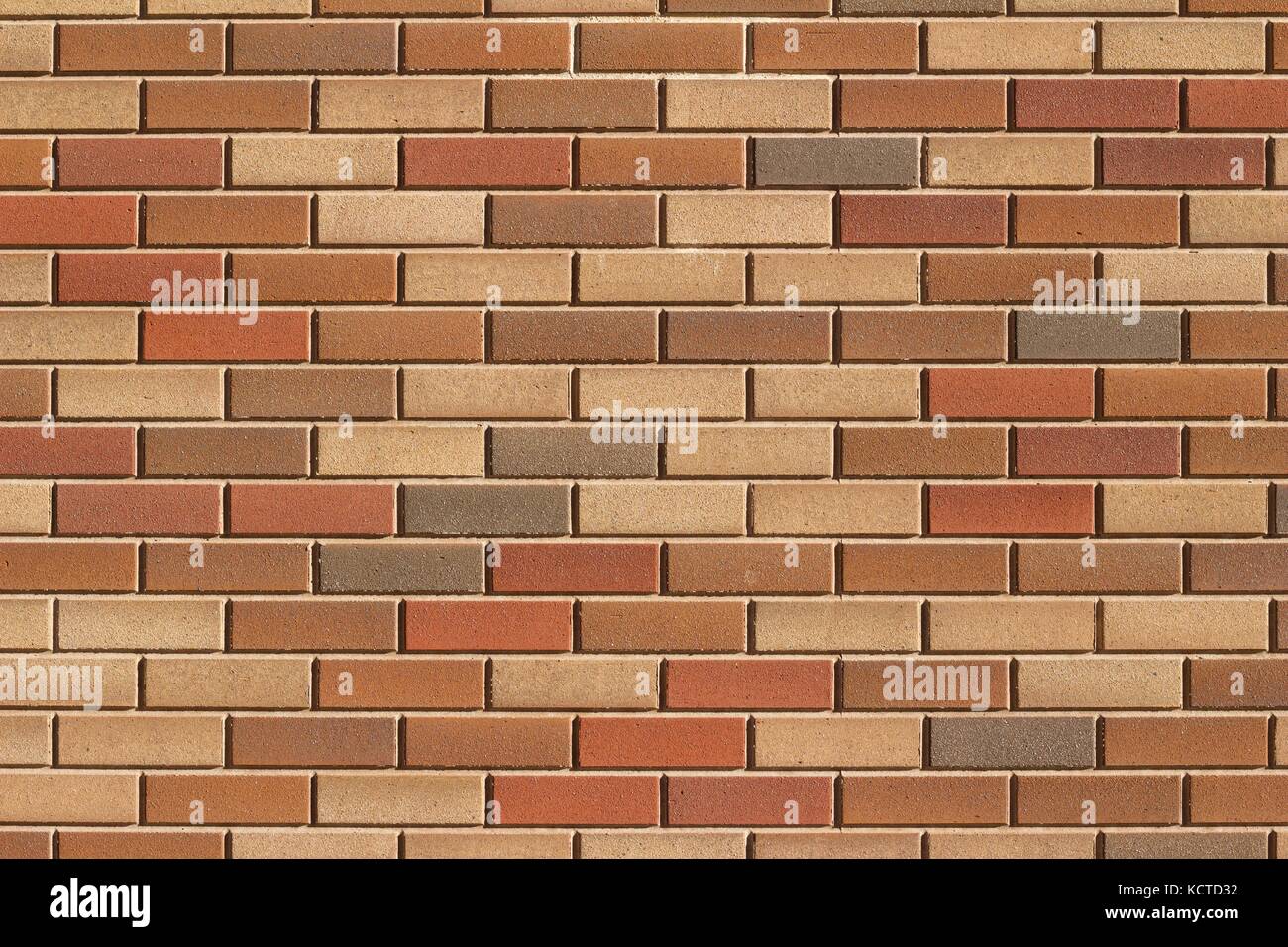 Attractive modern brick wall background with varying shades of light ...