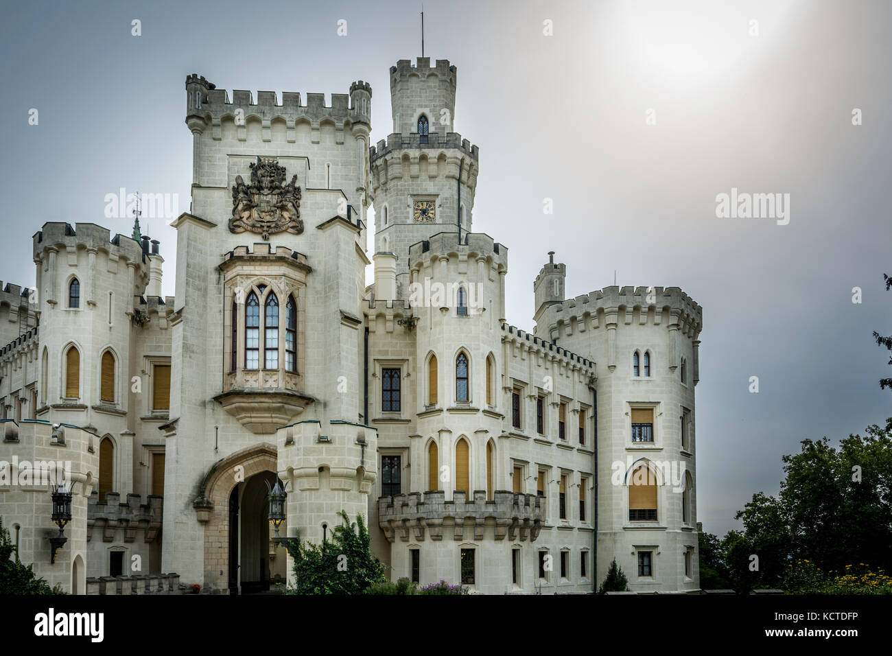 Czech famous baroque castle Hluboka nad Vltavou Stock Photo - Alamy