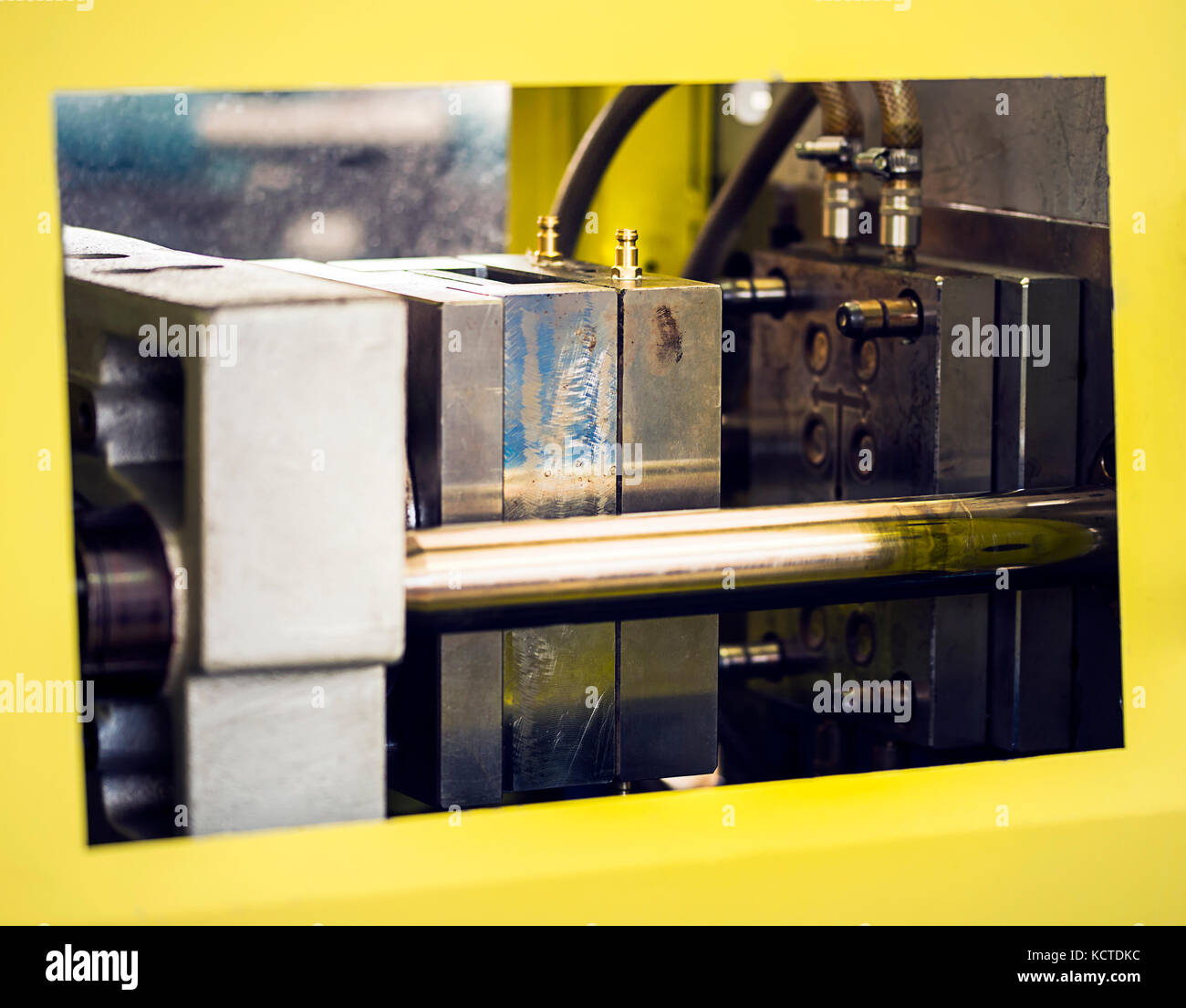 Metal mould for making plastic castings Stock Photo - Alamy