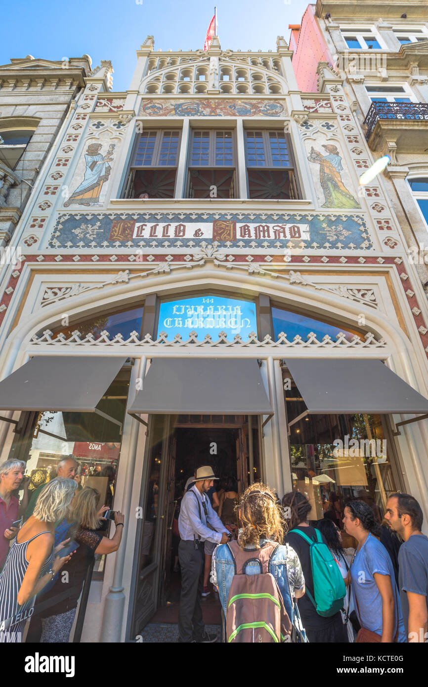 Library Lello facade Stock Photo - Alamy