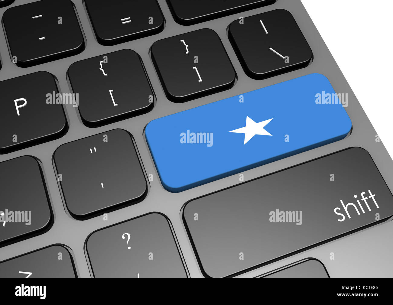 Somalia keyboard image with hi-res rendered artwork that could be used ...