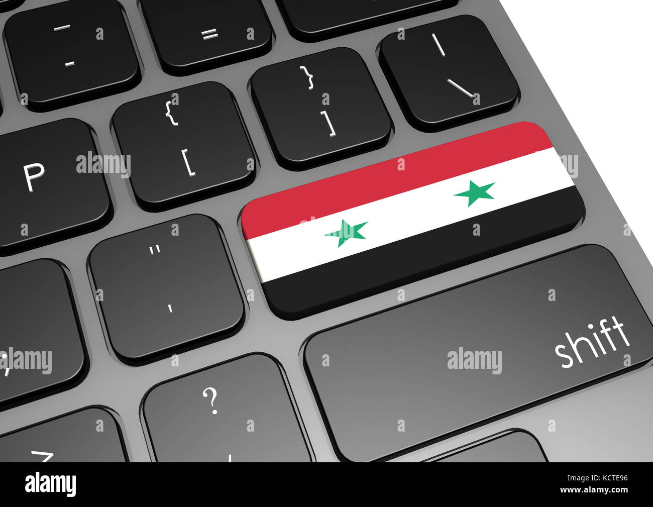 Syria keyboard image with hi-res rendered artwork that could be used ...