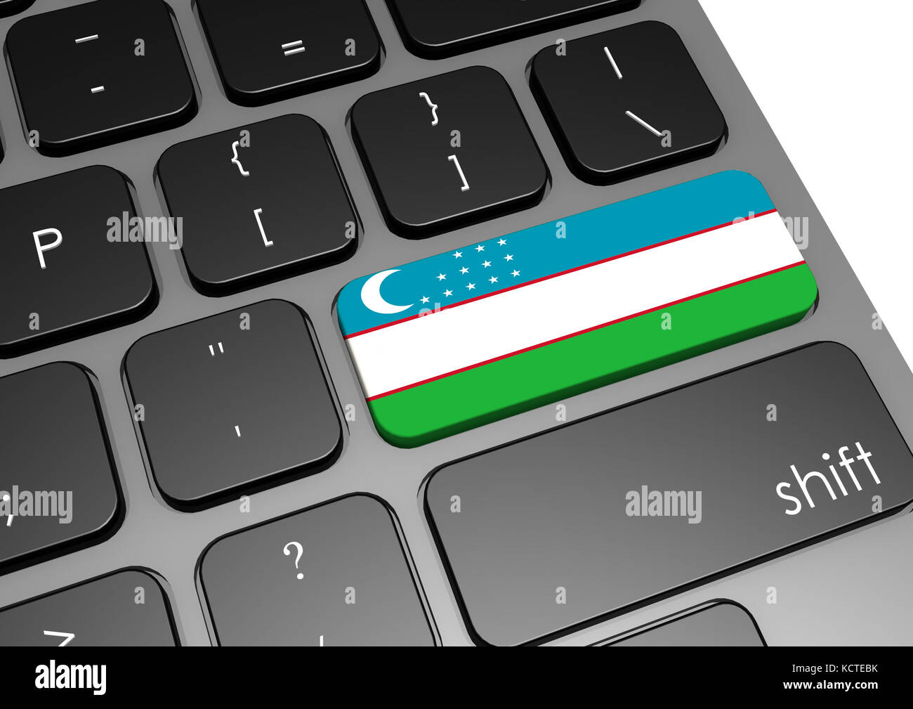 Uzbekistan keyboard image with hi-res rendered artwork that could be ...
