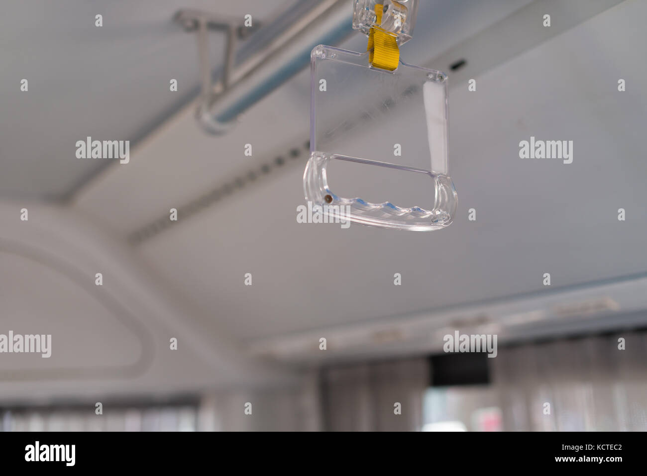 handrails in a public vehicle Stock Photo - Alamy
