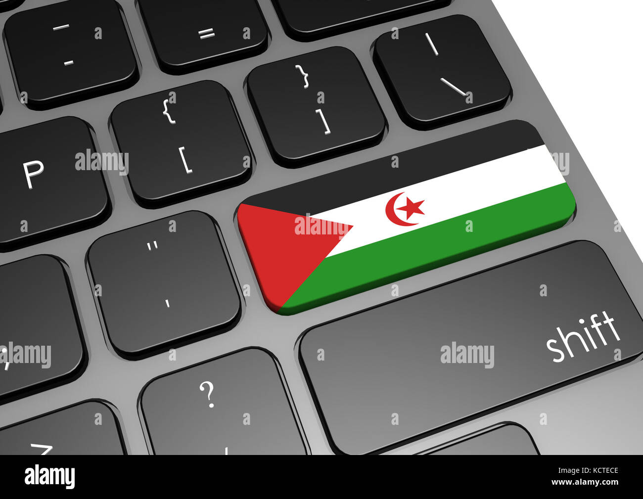 Western Sahara keyboard image with hi-res rendered artwork that could ...