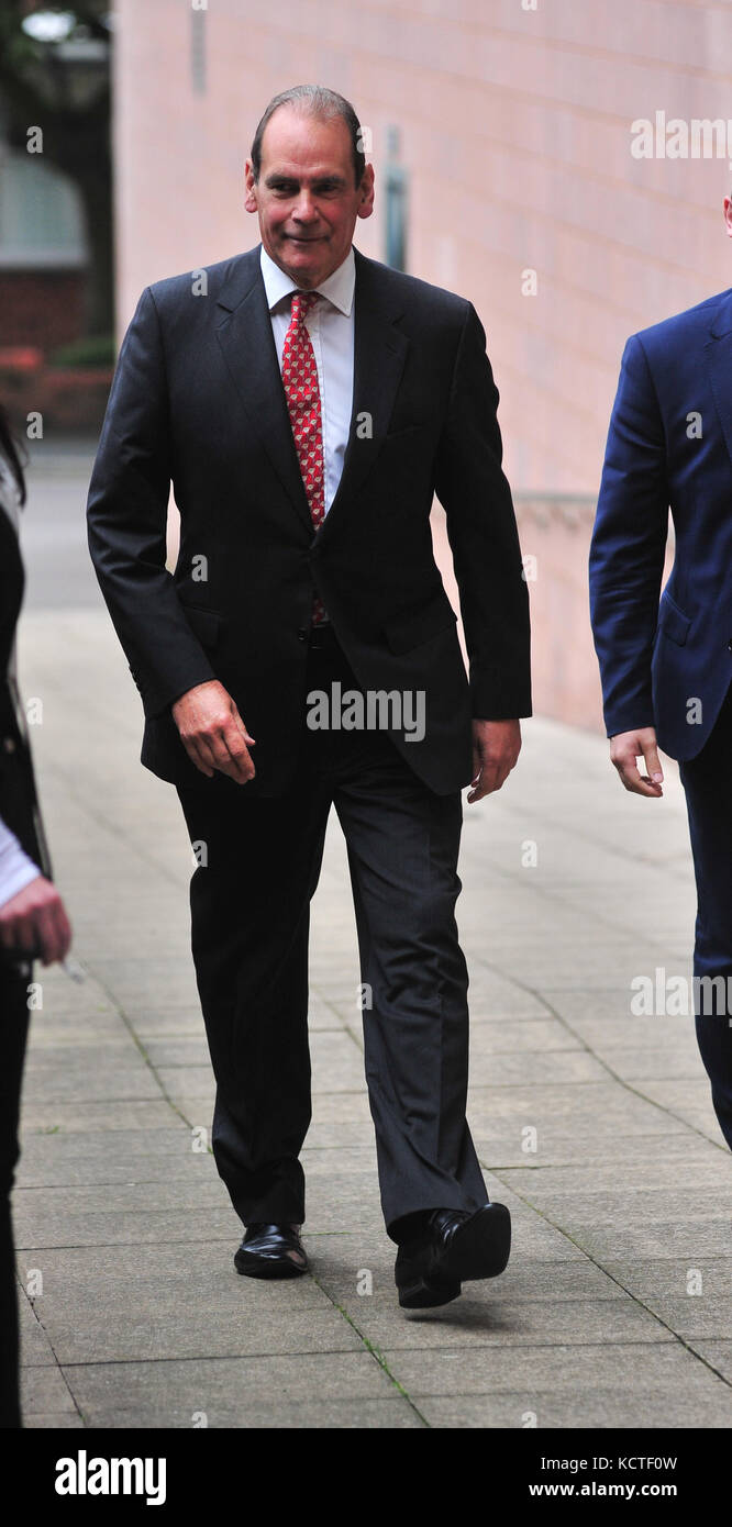 Sir Norman Bettison and Peter Metcalf are seen arriving for the first ...