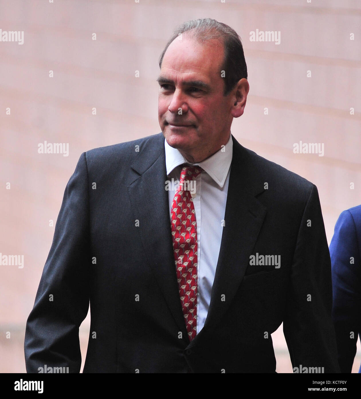 Sir Norman Bettison and Peter Metcalf are seen arriving for the first ...