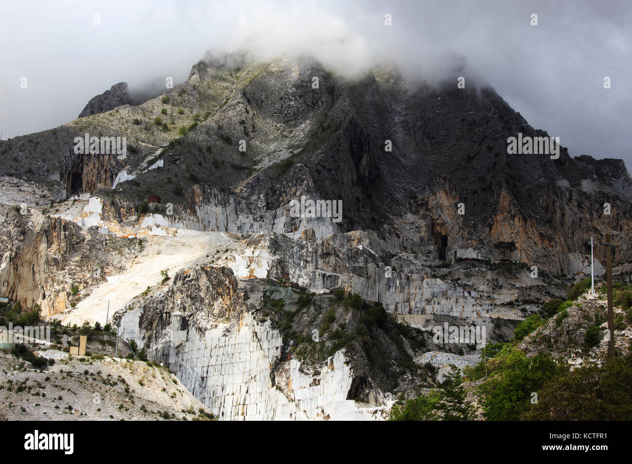Marble cave mountain Stock Photo - Alamy
