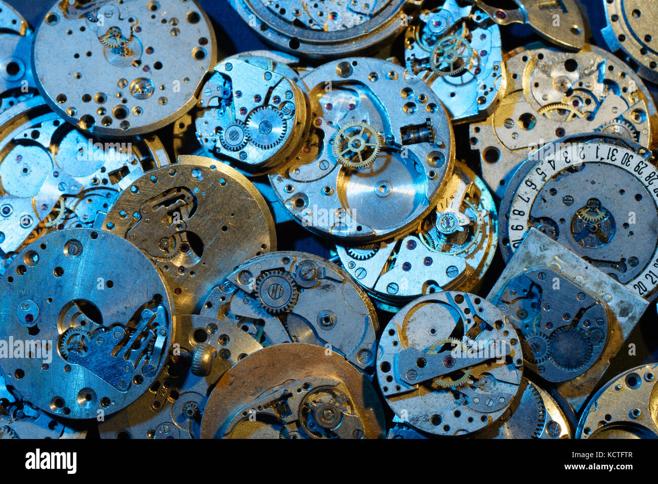 Broken old watches parts hi-res stock photography and images - Alamy
