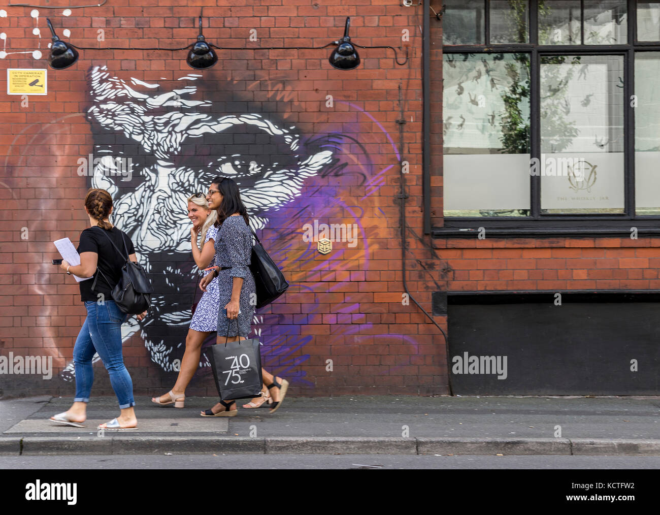 Graffiti street art manchester hi-res stock photography and images - Alamy