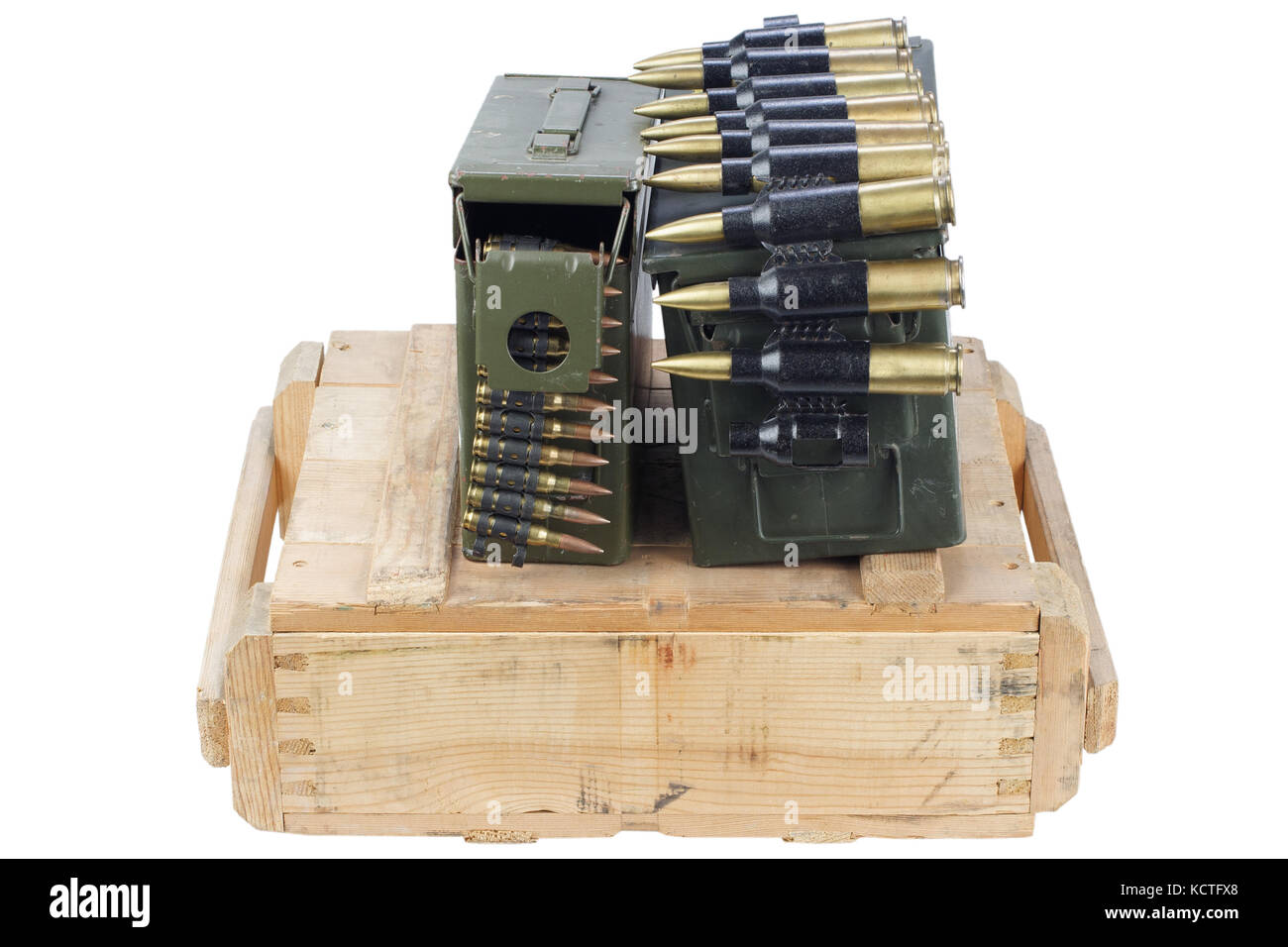 army box of ammunition isolated Stock Photo - Alamy