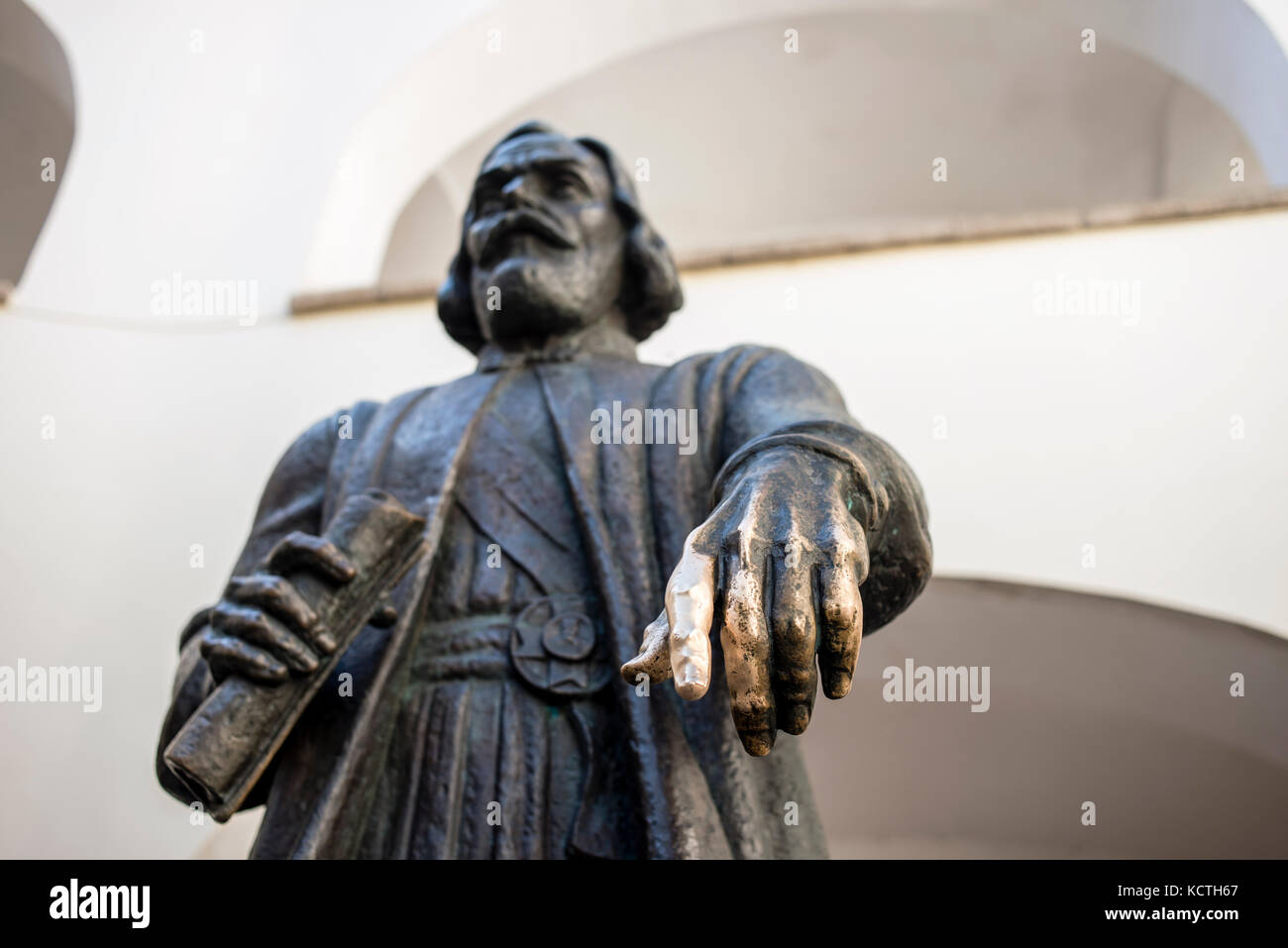Statue of prince Podolsky Fyodor Koriatovych (1331-1414) in the ...