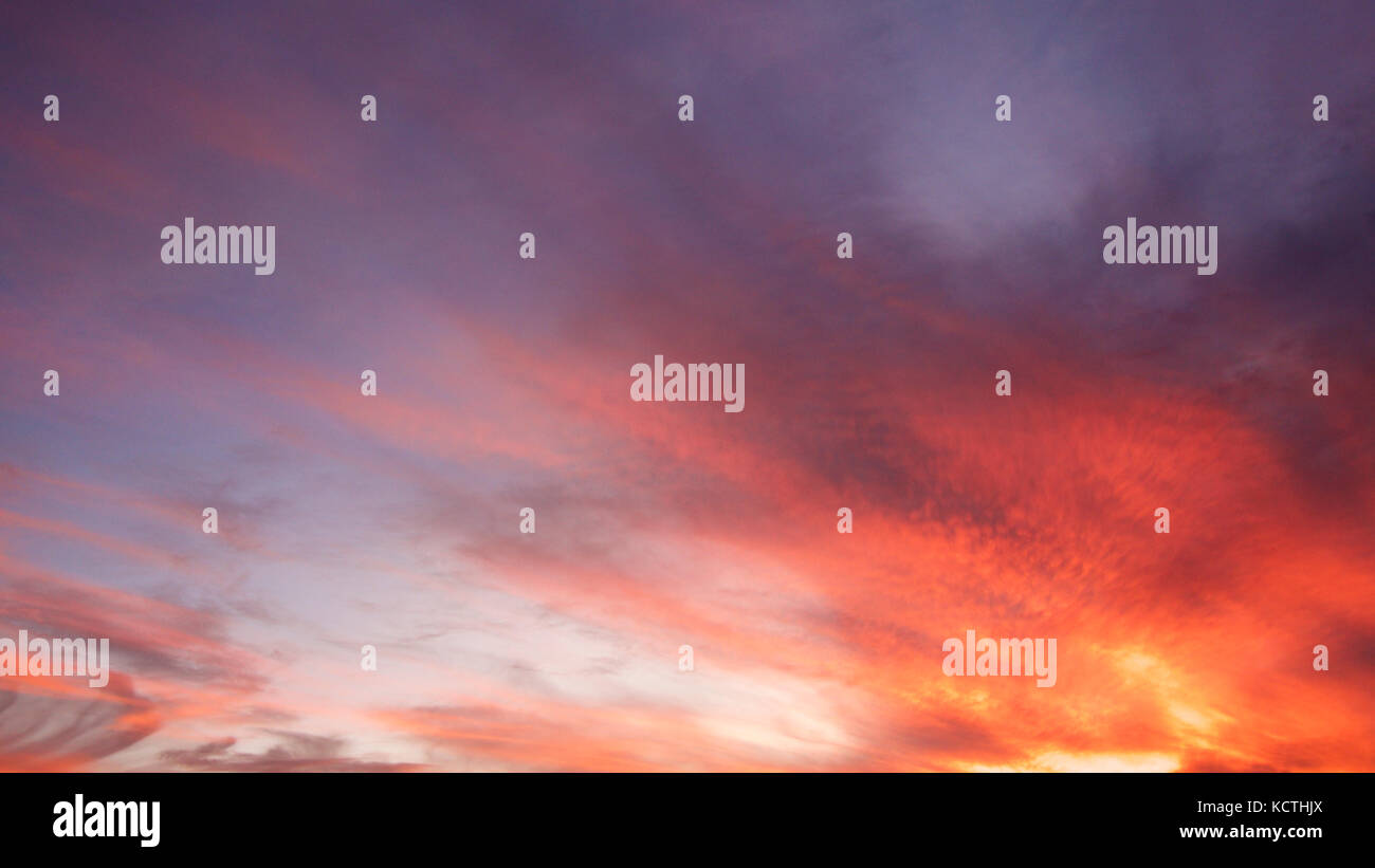 Cornwall sunset in autumn Stock Photo - Alamy