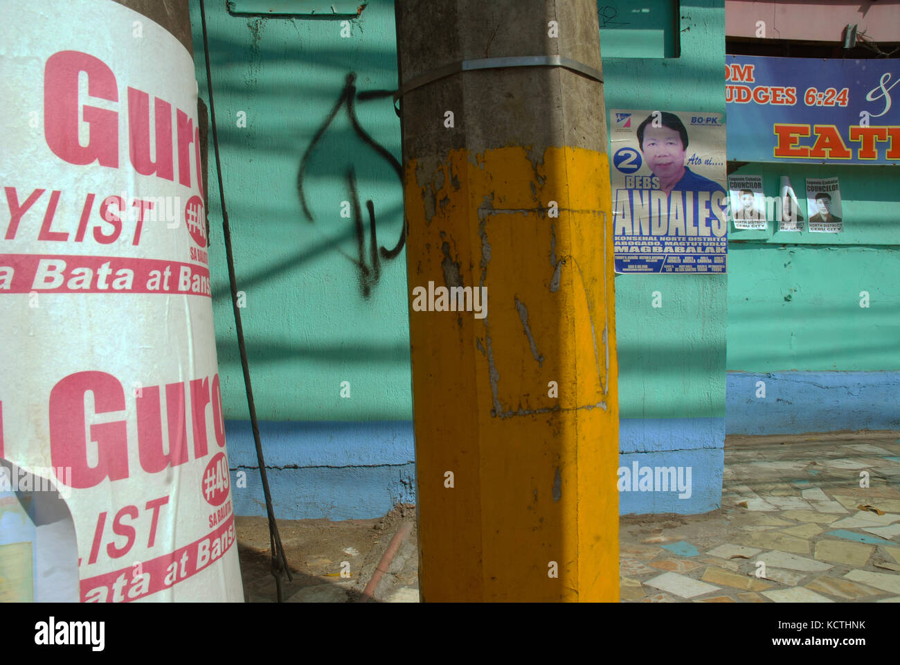 Political posters for the 2016 Elections in the Philippines, Cebu Stock ...