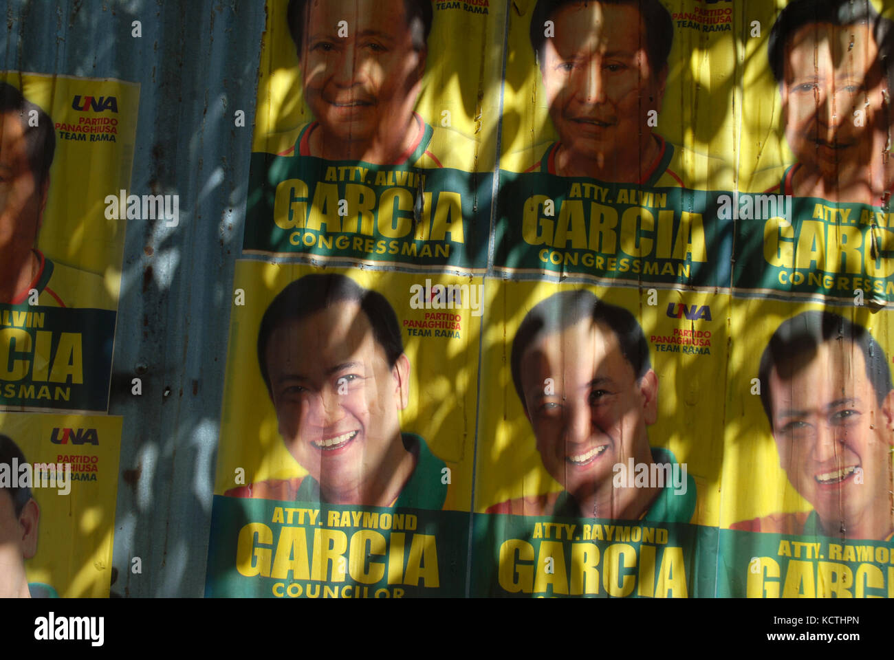 Political posters for the 2016 Elections in the Philippines, Cebu Stock ...