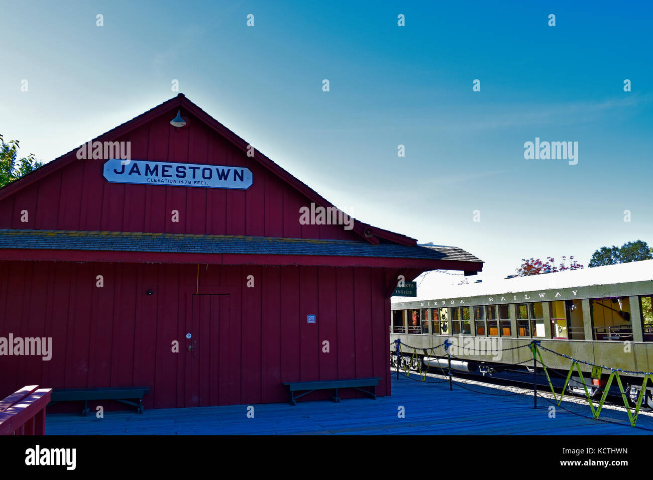 Railtown 1897 State Historic Park, train station, Jamestown, California ...