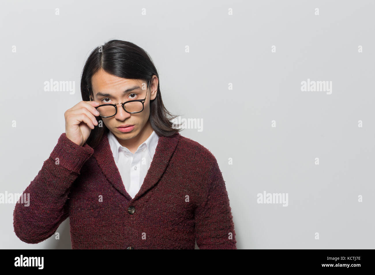 Stare glance hi-res stock photography and images - Alamy