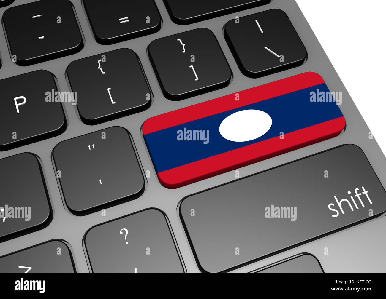 Laos keyboard image with hi-res rendered artwork that could be used for ...