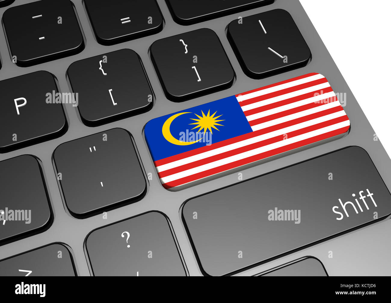 Malaysia keyboard image with hi-res rendered artwork that could be used ...