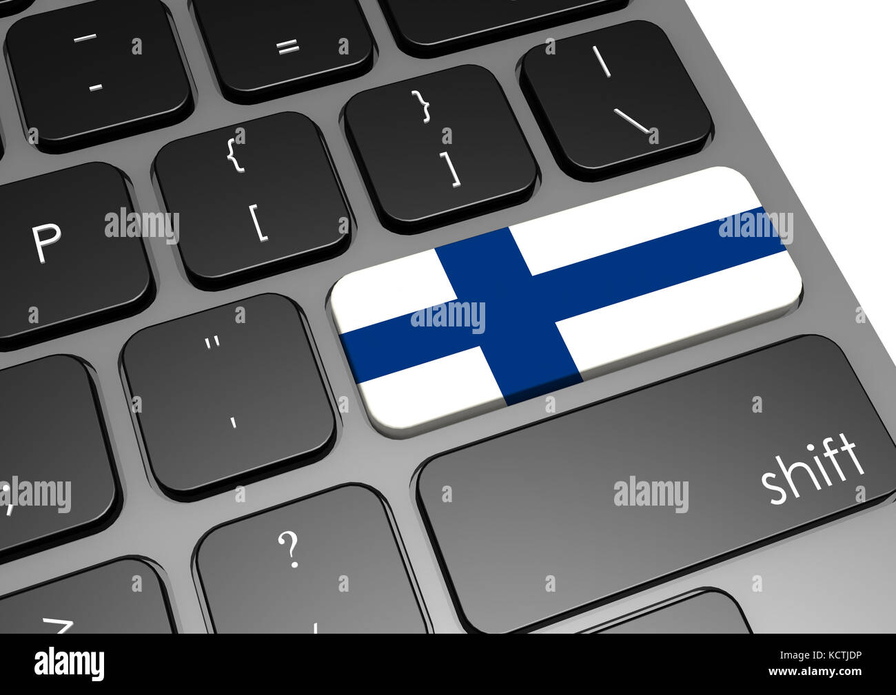 Finland keyboard image with hi-res rendered artwork that could be used ...