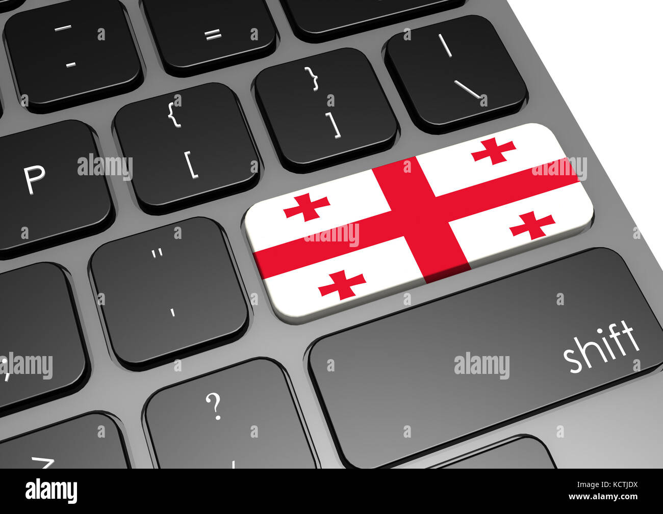 Georgia keyboard image with hi-res rendered artwork that could be used ...