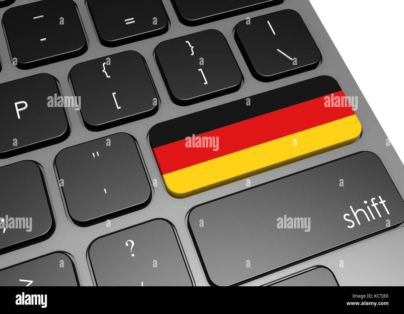 Germany keyboard image with hi-res rendered artwork that could be used ...