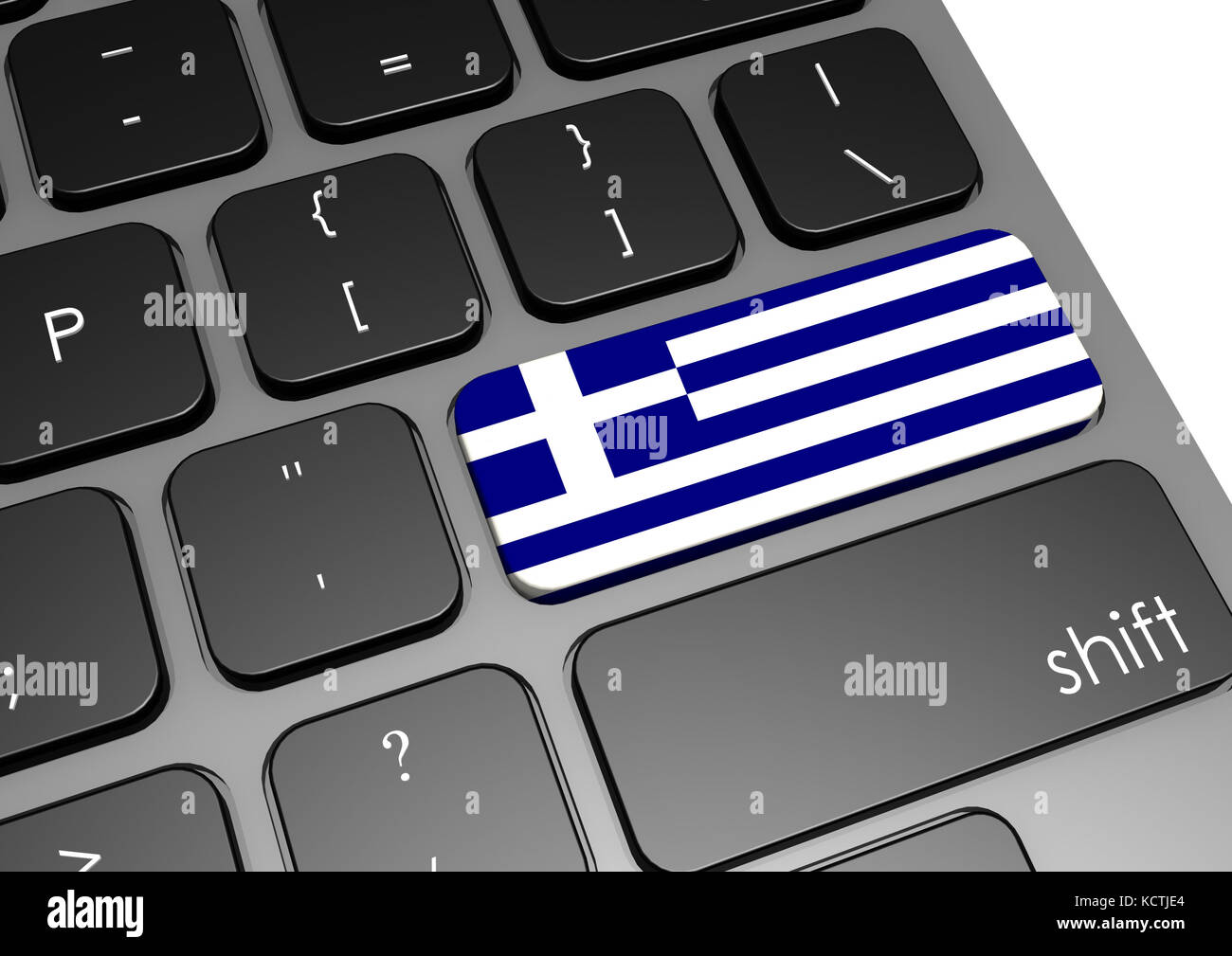 Greece keyboard image with hi-res rendered artwork that could be used ...