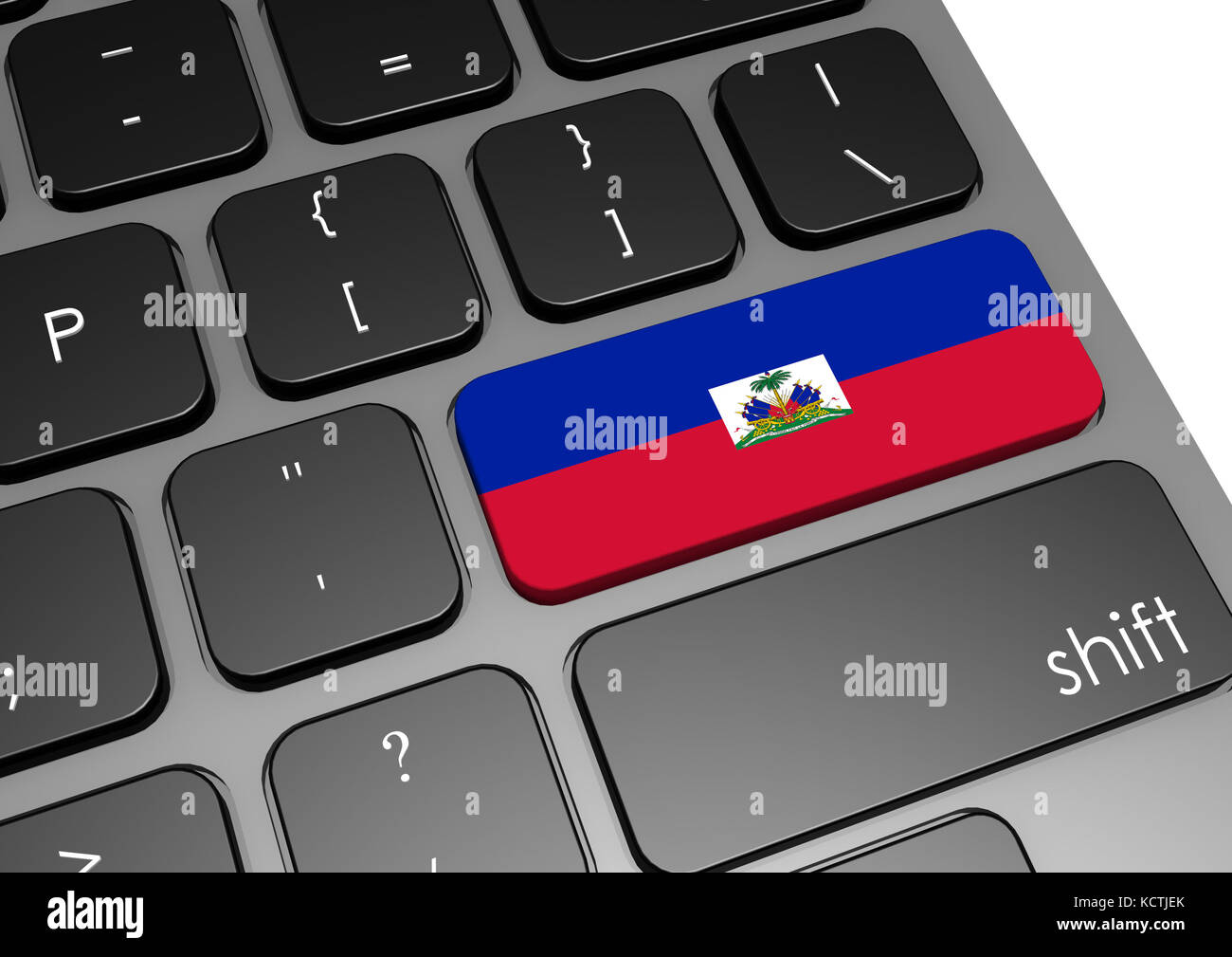 Haiti keyboard image with hi-res rendered artwork that could be used ...
