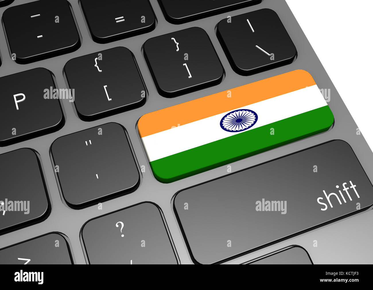 India keyboard image with hi-res rendered artwork that could be used ...