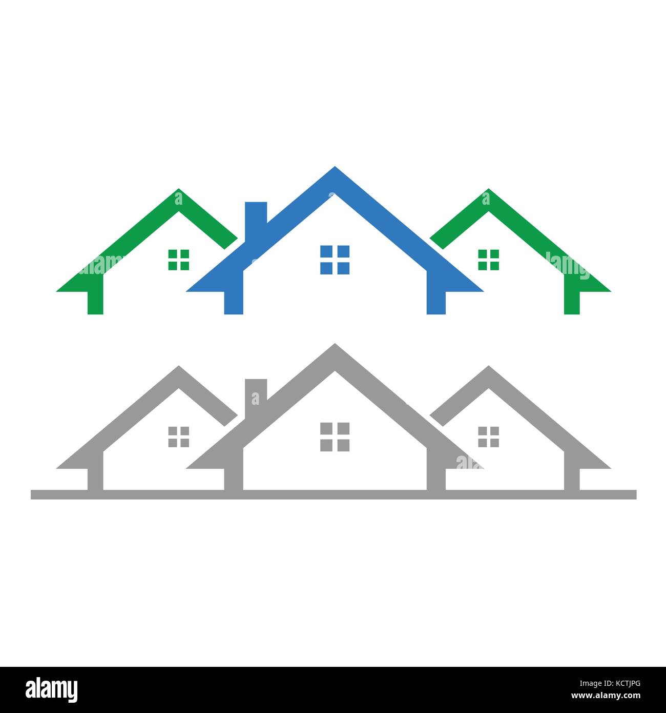 Simple House Residential Stock Vector Image & Art - Alamy