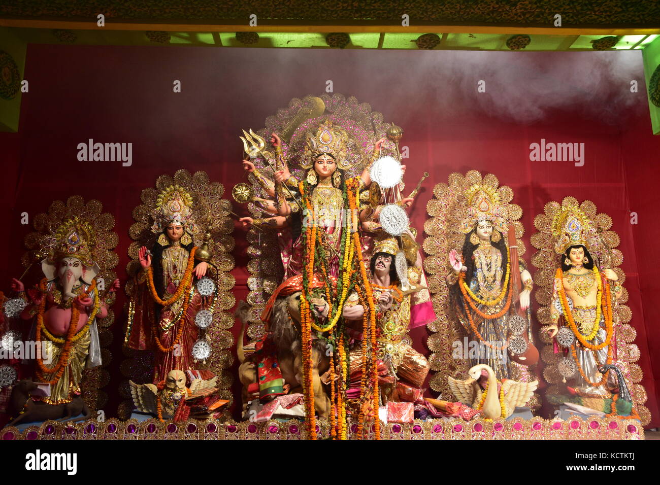 Durga Puja Festival, Kolkata, West Bengal, India Stock Photo - Alamy