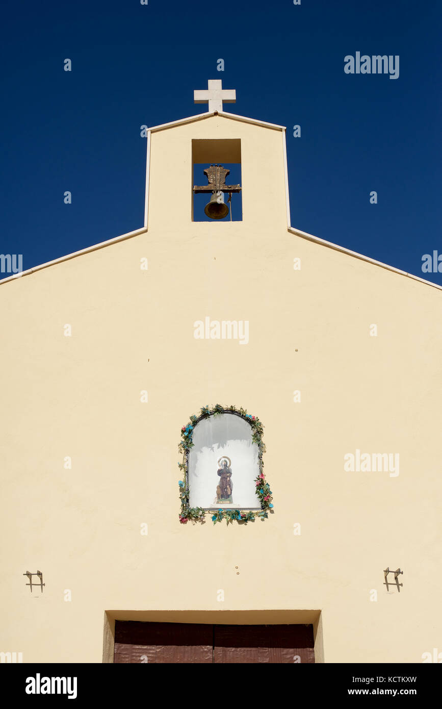 Detail of the church building in La Romaneta, Spain Stock Photo - Alamy