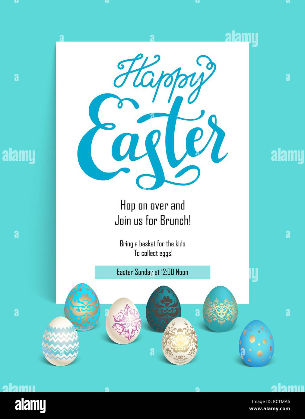 Easter blue Stock Vector Images - Alamy