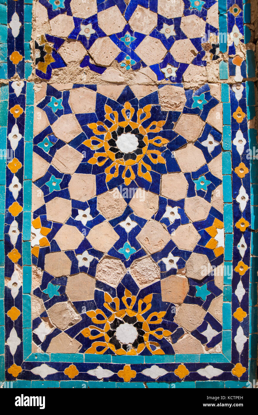 Colored arabic decorations close up on a wall Stock Photo - Alamy