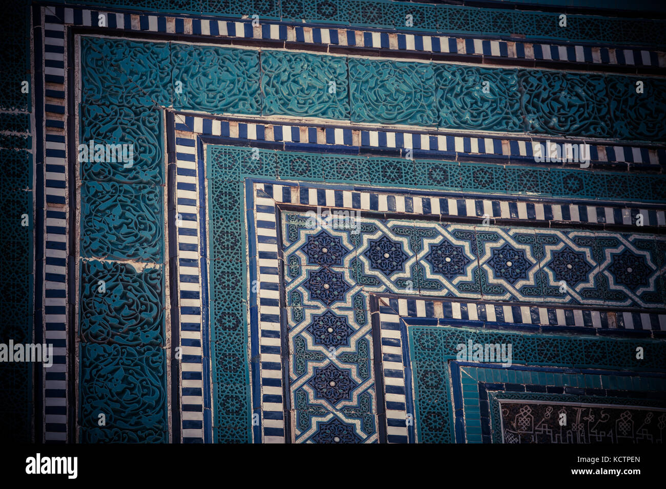 Colored arabic decorations close up on a wall Stock Photo - Alamy