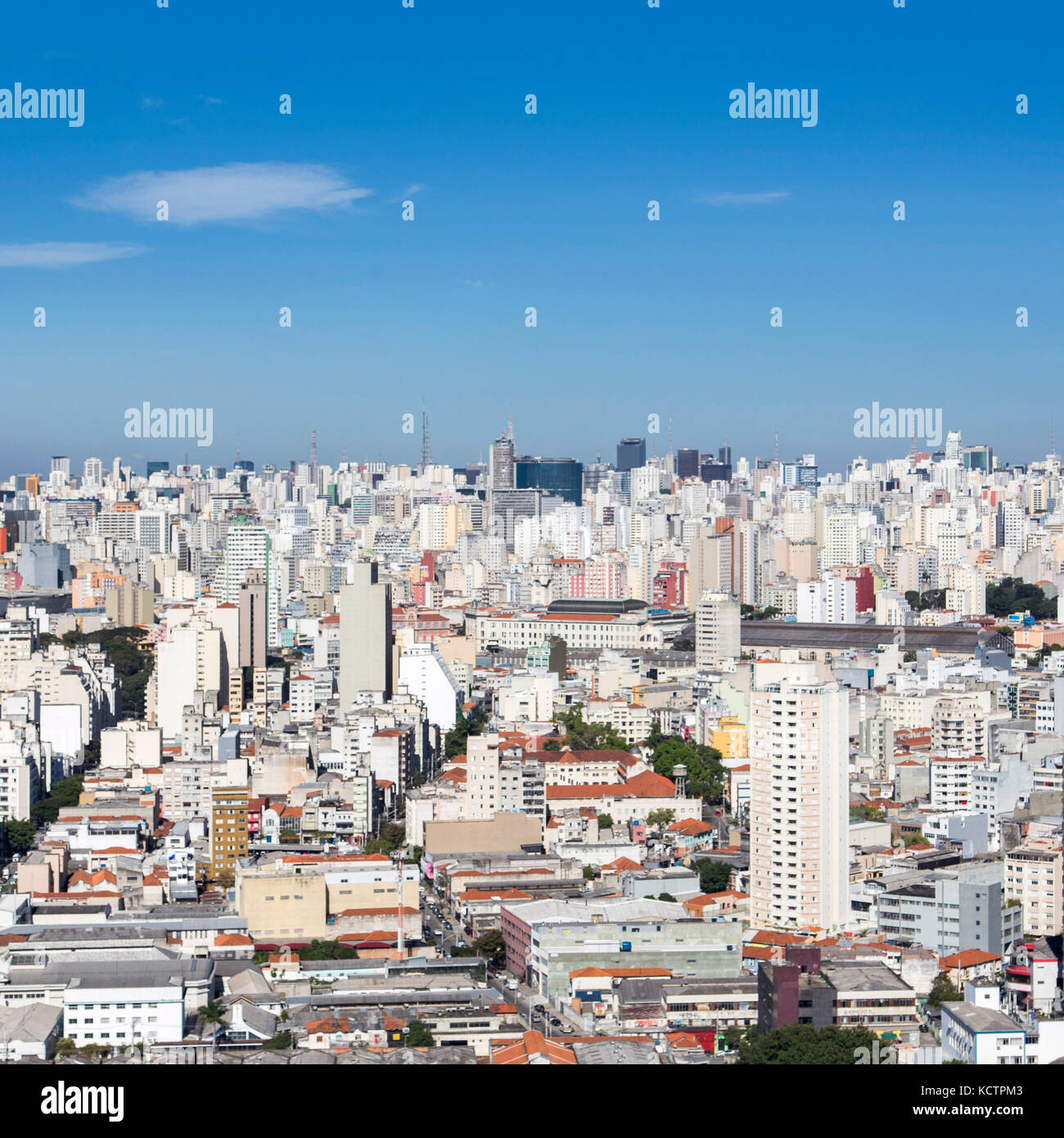 aerial view of the city of São Paulo - Brazil. Downtown Stock Photo - Alamy