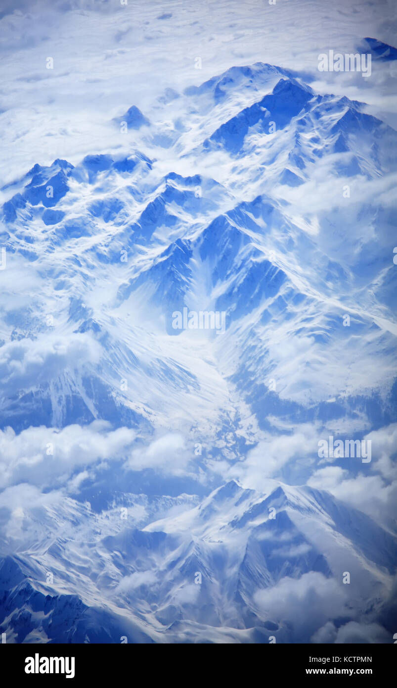Aerial view of Pyrenees Mountains Stock Photo - Alamy