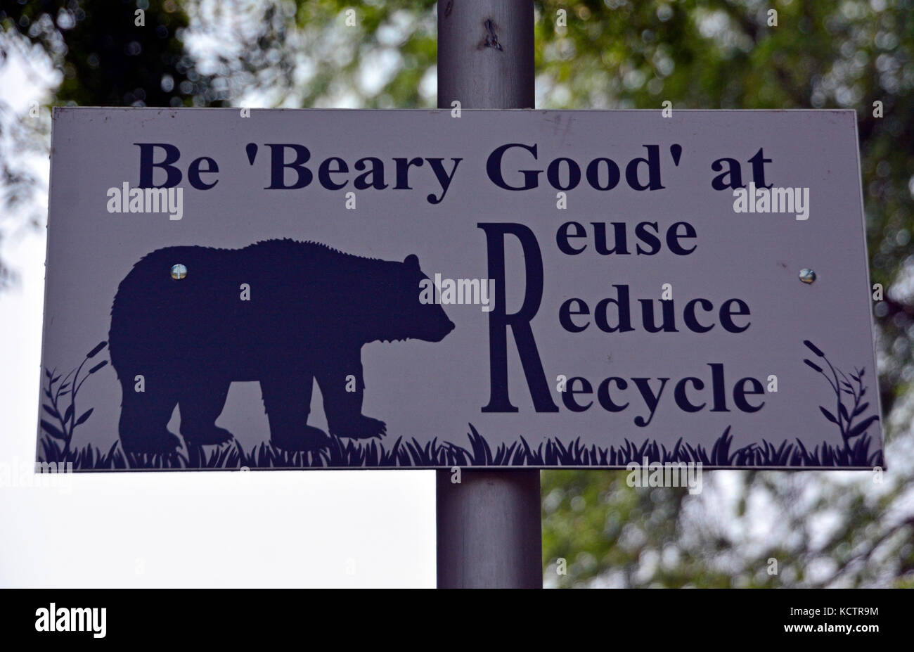 Environment sign board at Delhi Zoo Stock Photo - Alamy