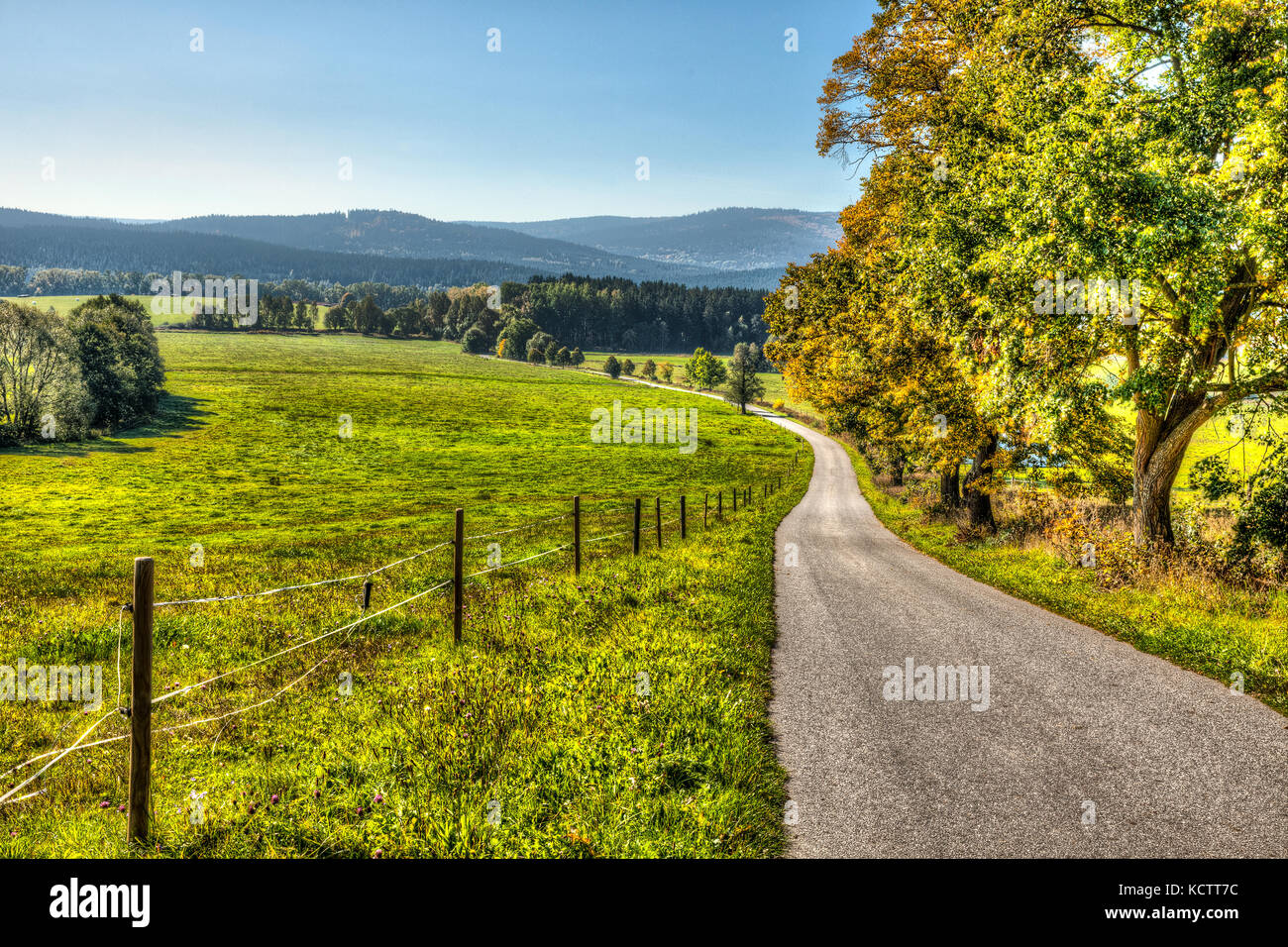 Country road czech republic hi-res stock photography and images - Alamy