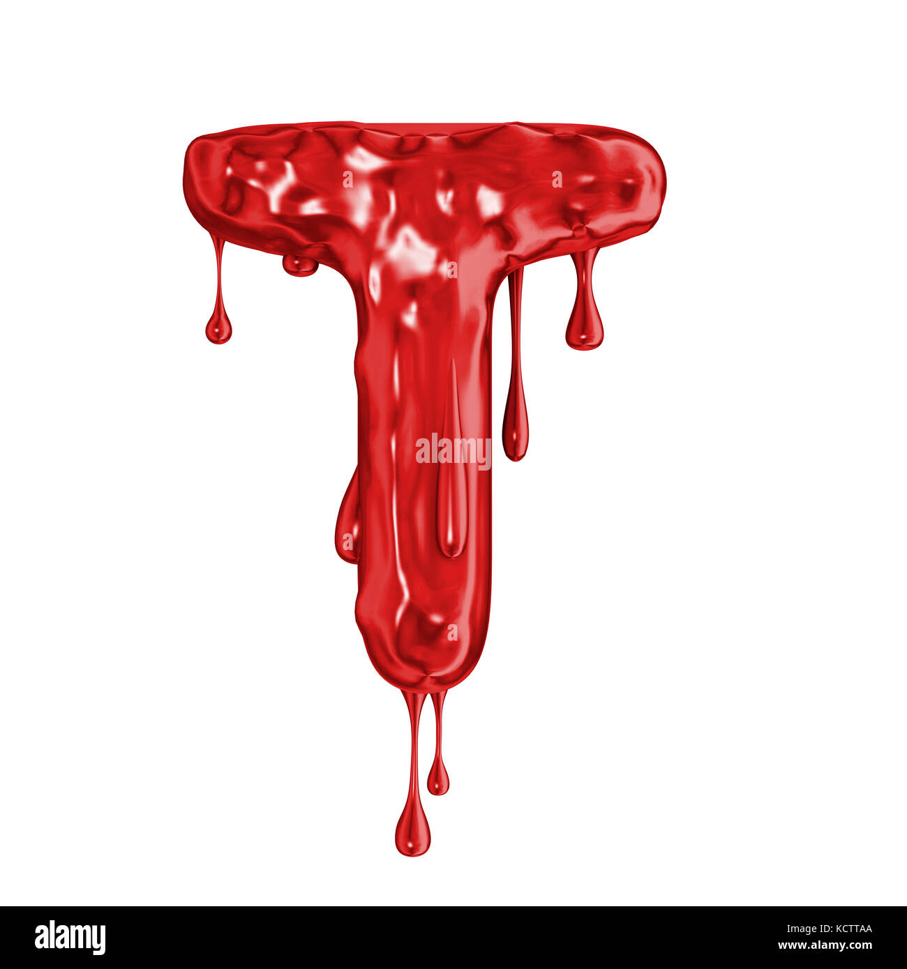 Bloody letter t hi-res stock photography and images - Alamy
