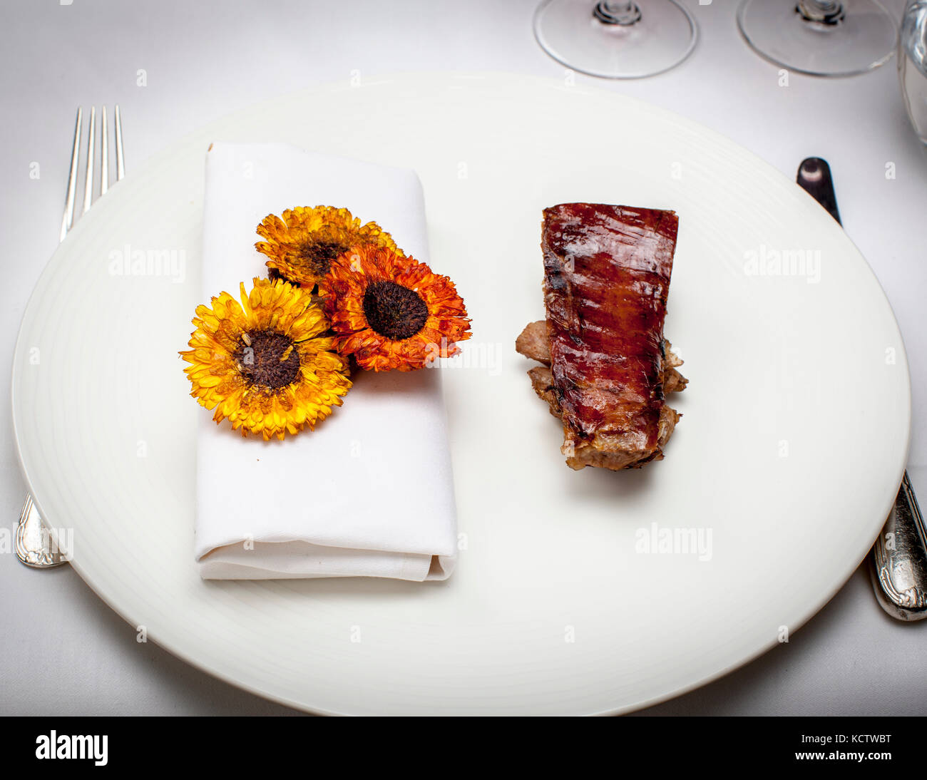 Gourmet Dish by Rodolfo Guzman Stock Photo - Alamy