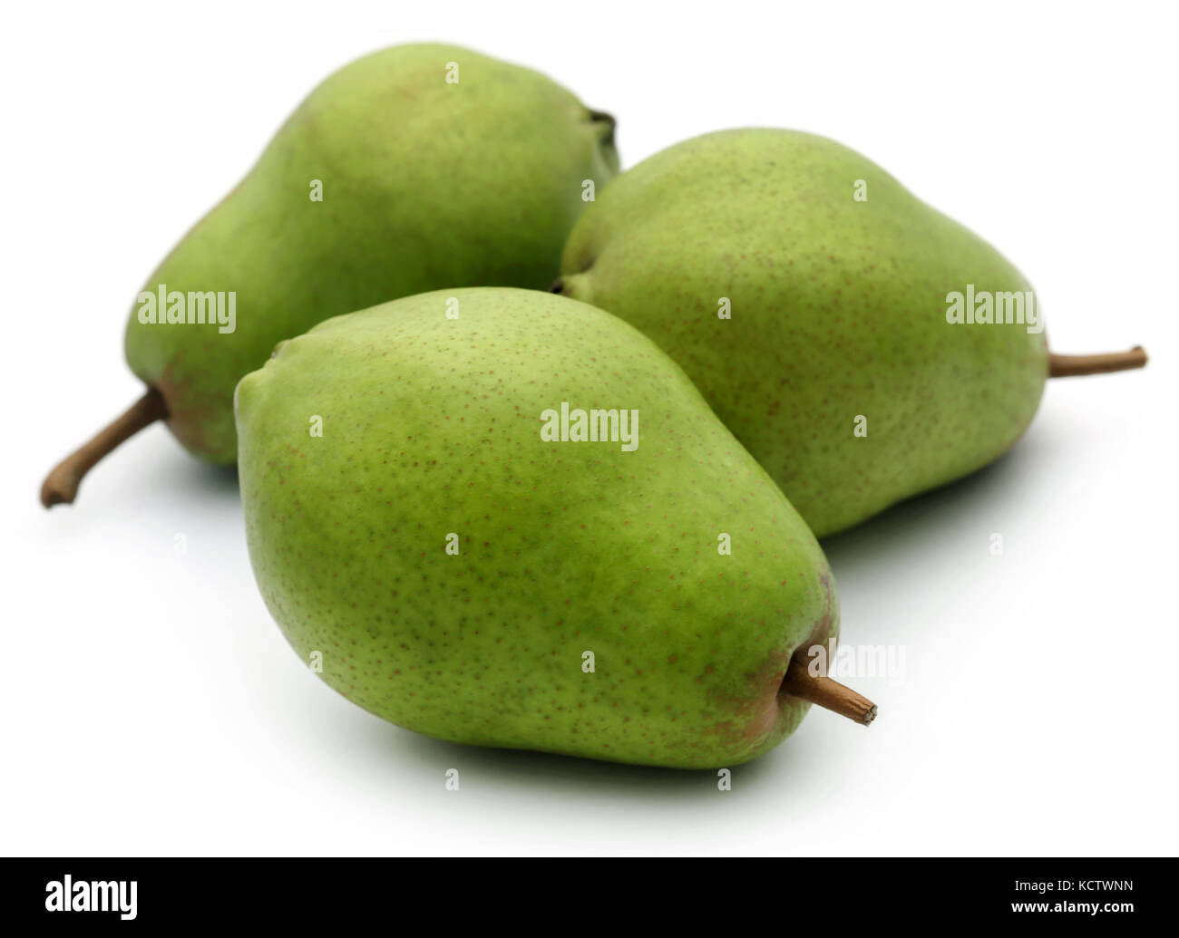 Fresh pear over white background Stock Photo - Alamy