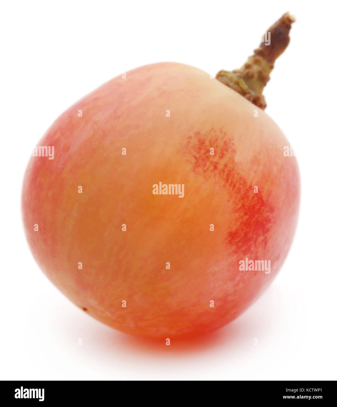 Organic red grape closeup over white background Stock Photo - Alamy