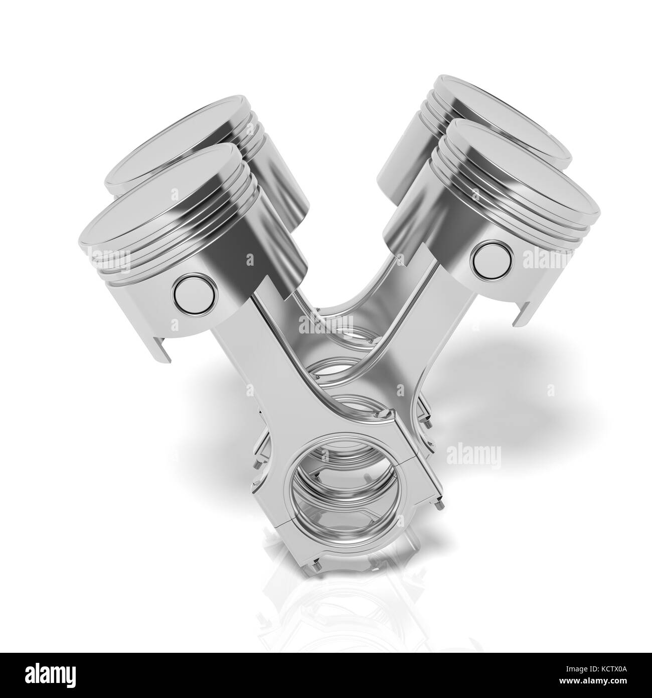 Car engine piston, isolated on white background Stock Photo - Alamy