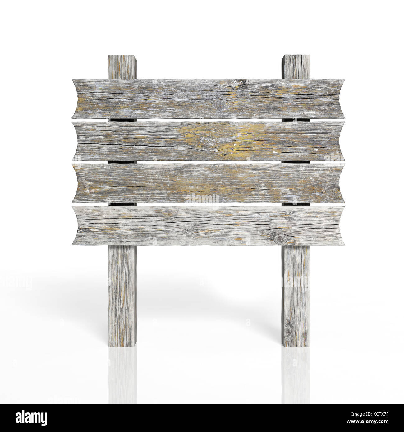 Old wooden sign isolated on white background Stock Photo - Alamy