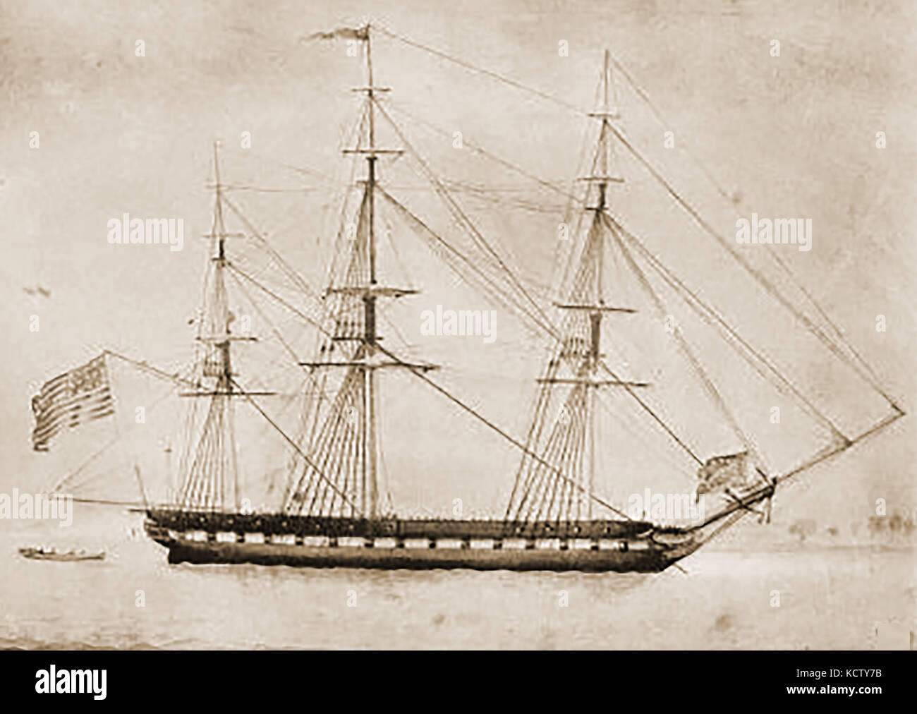Frigate boston hi-res stock photography and images - Alamy