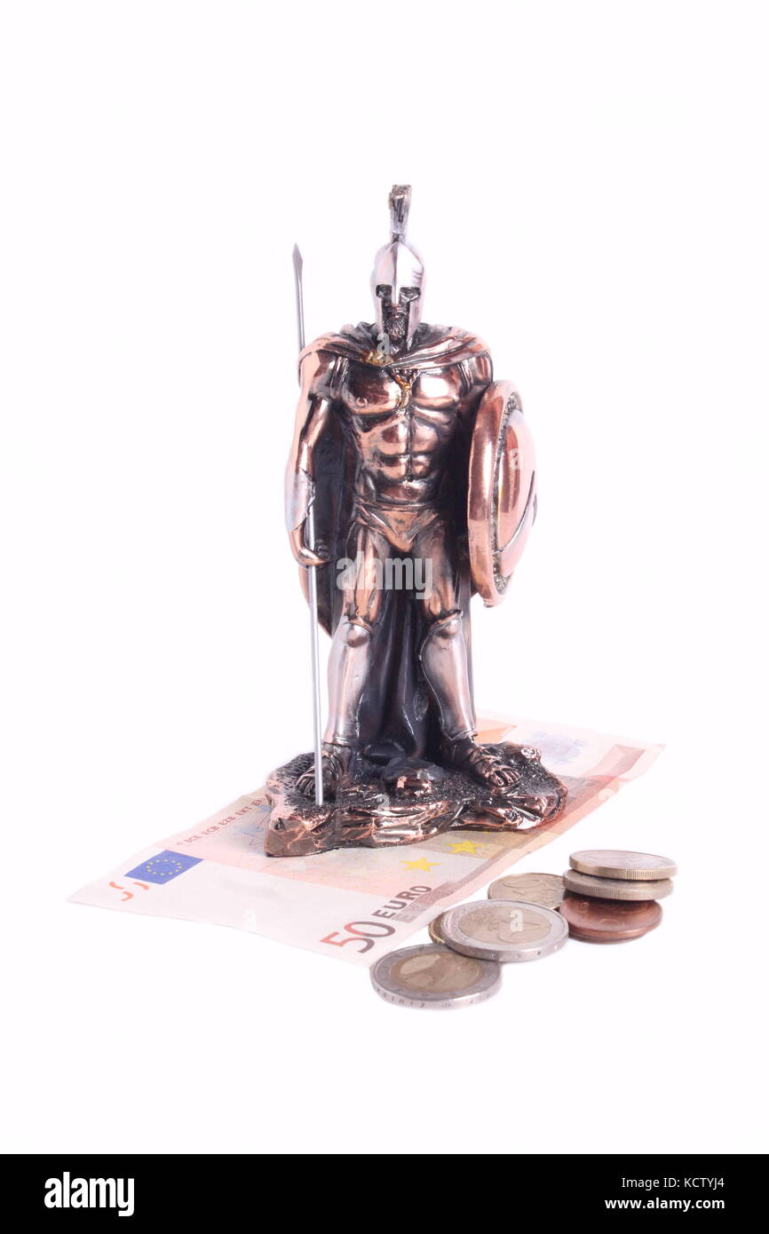 Ancient greek spartan warrior Cut Out Stock Images & Pictures - Alamy