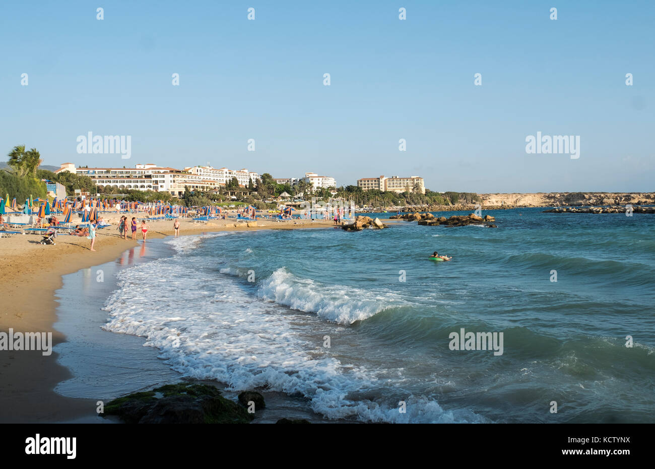 Sandy Beach Peyia High Resolution Stock Photography and Images - Alamy