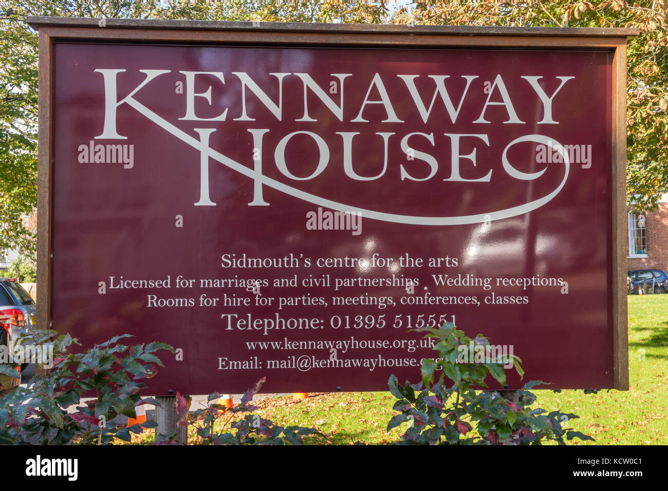 Kennaway House, an arts centre and wedding venue, in Sidmouth, Devon ...